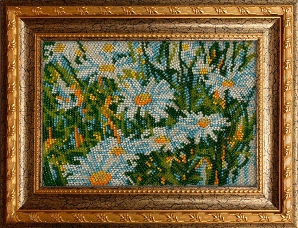 Набор для вышивания Вышиваем бисером #В-100 В Мае, Вышивка бисером, 19 x 12 см