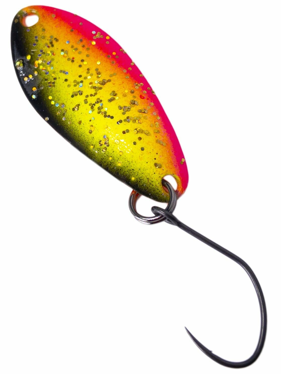 Набор 2ШТ Блесна колебалка Зябликов Пиксель 3 см. 2.5гр fluo