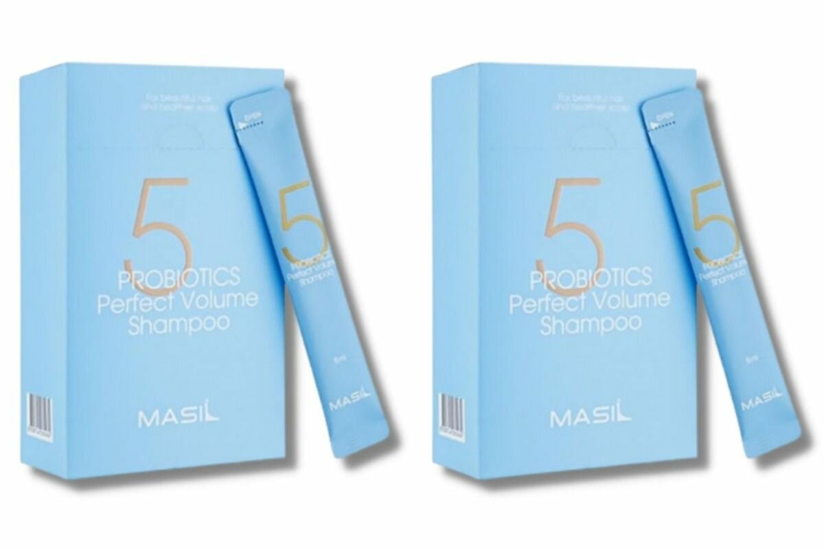 MASIL Набор шампуней 5 PROBIOTICS PERFECT VOLUME SHAMPOO STICK POUCH, 8 мл, 20 шт, 2 уп
