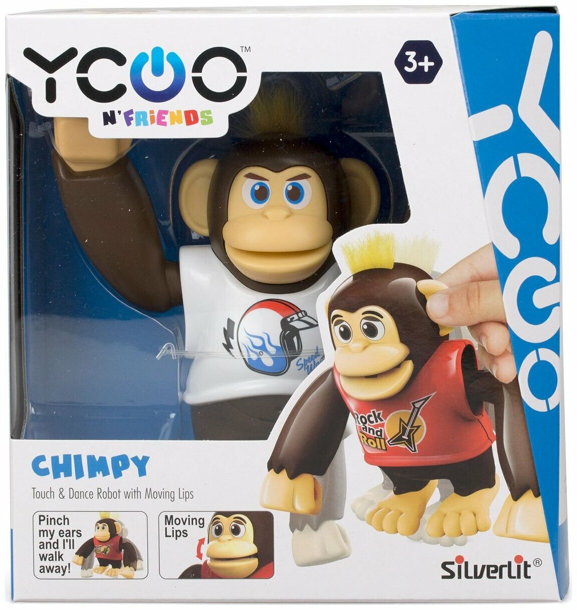 Робот Silverlit Обезьяна Чимпи Белая 88564-4