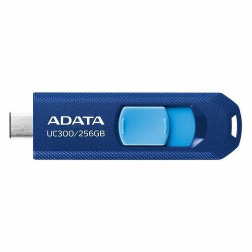 Флешка USB (Type-C) A-Data UC300 256ГБ, USB3.2, синий и голубой [acho-uc300-256g-rnb/bu]