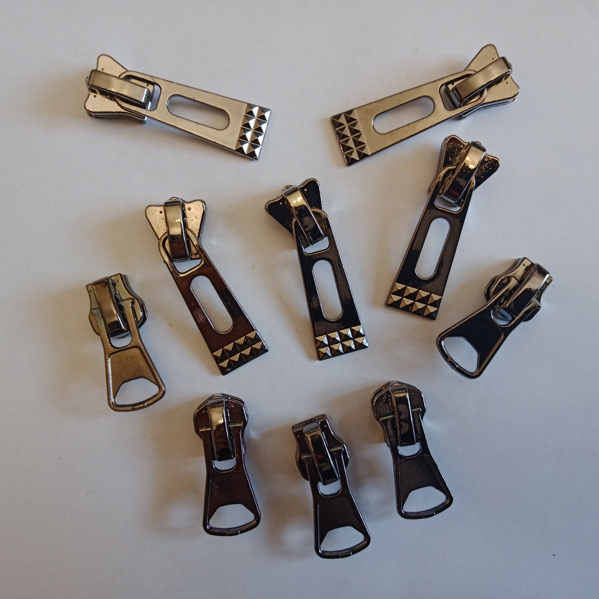 Бегунок / Замок-автомат для молнии, №8, 10 шт