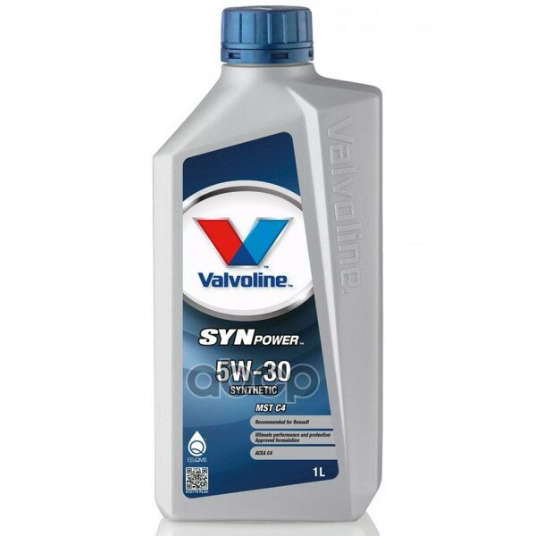 Valvoline Масло моторное VALVOLINE SYNPOWER MST C4 5W-30 1л На складе