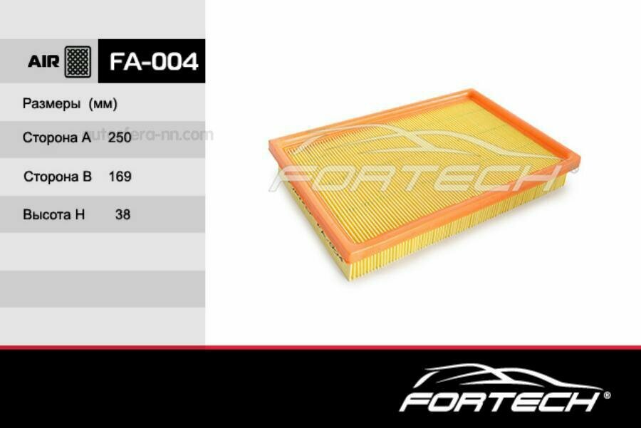 FORTECH FA004 Fortech Эл. фильтр. оч. воздуха HYUNDAI ACCENT
