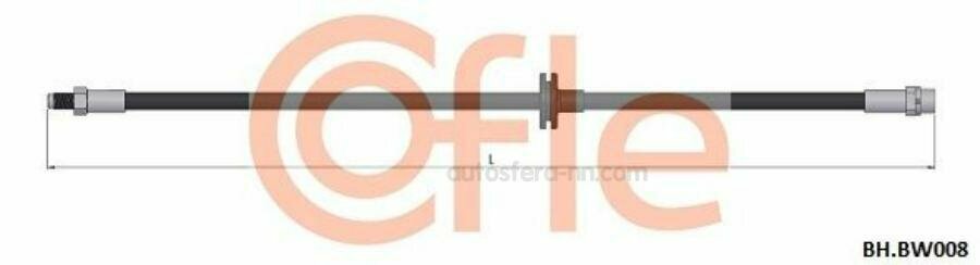 COFLE 92BHBW008 Шланг тормозной передн BMW X5 (E53) 00-