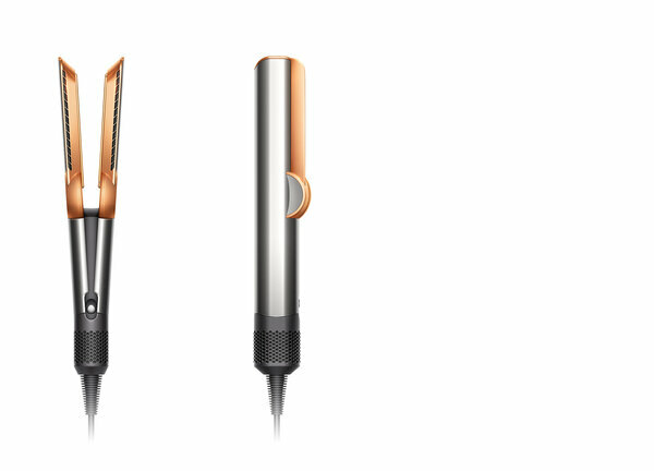 HT01 Плойка Dyson Airstrait bright nickel/copper — фото 1