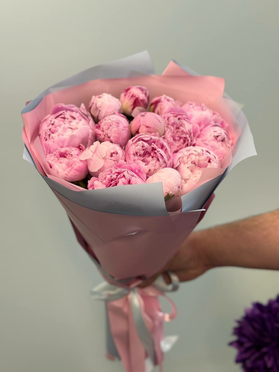 Букет из пионов 35шт
