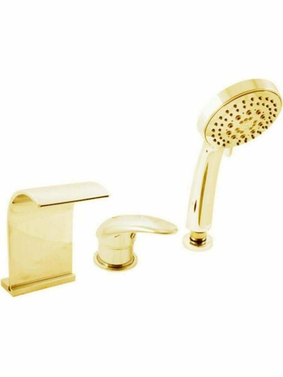 Смеситель на борт ванны, цвет золотистый, RAV SLEZAK, D467.5YZ