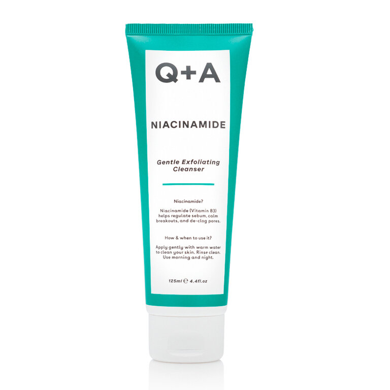 Q+A NIACINAMIDE Gentle Exfoliating Cleanser Гель Великобритания 125 мл