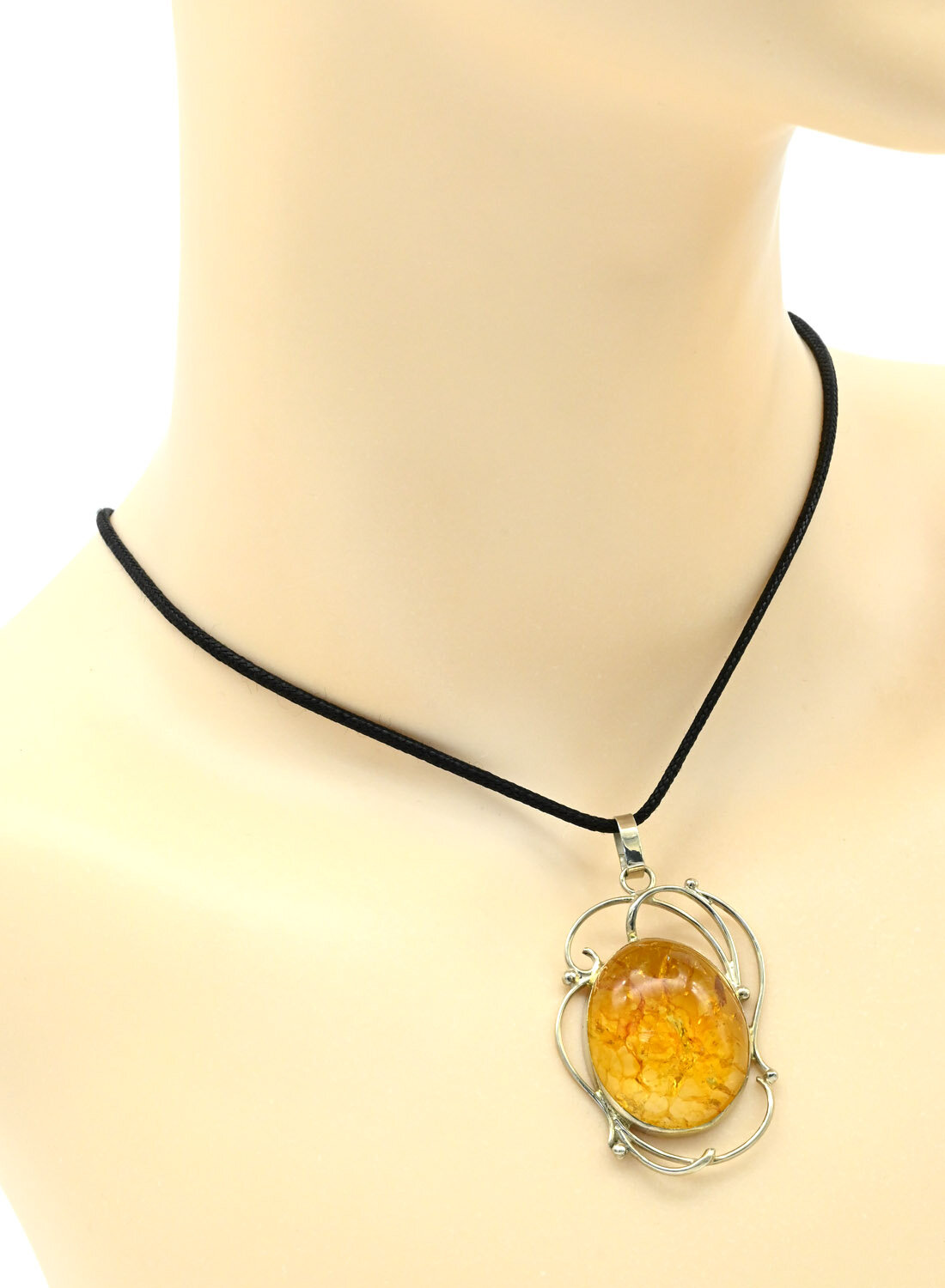 Подвеска, цитрин