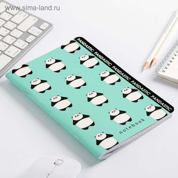 Блокнот софт-тач Panda , А5 , 48 листов