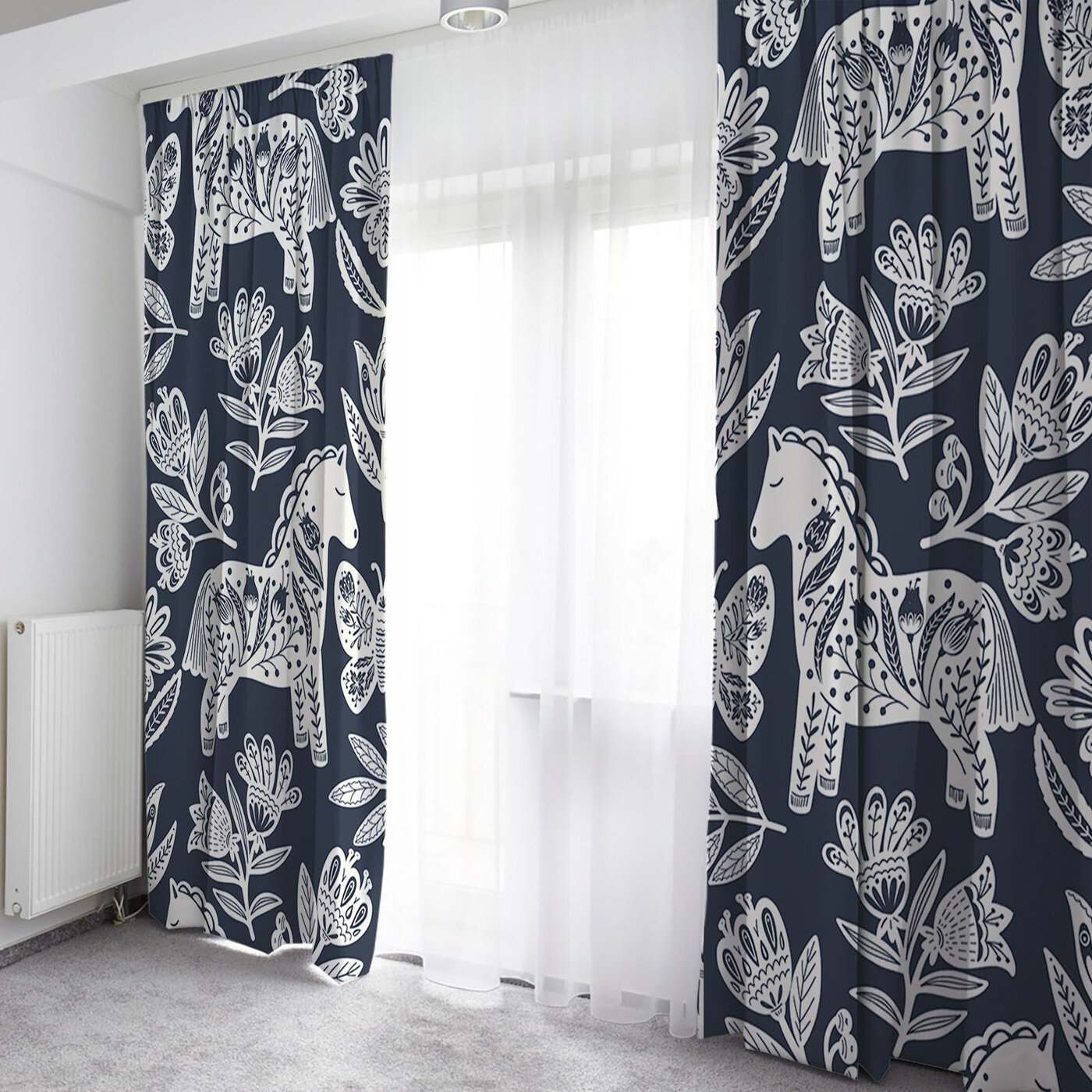Шторы (фотошторы) из габардина, 290х220 см, Good Room