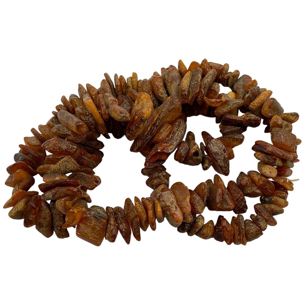 Бусы (140 см), янтарь, 1960-1980 гг, Балтика, СССР