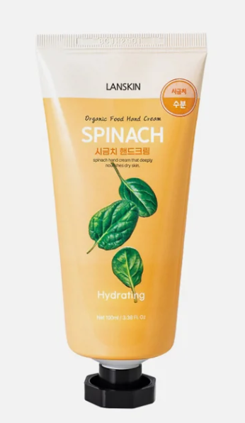 LanSkin Поросужающий крем для рук с экстрактом шпината 100мл