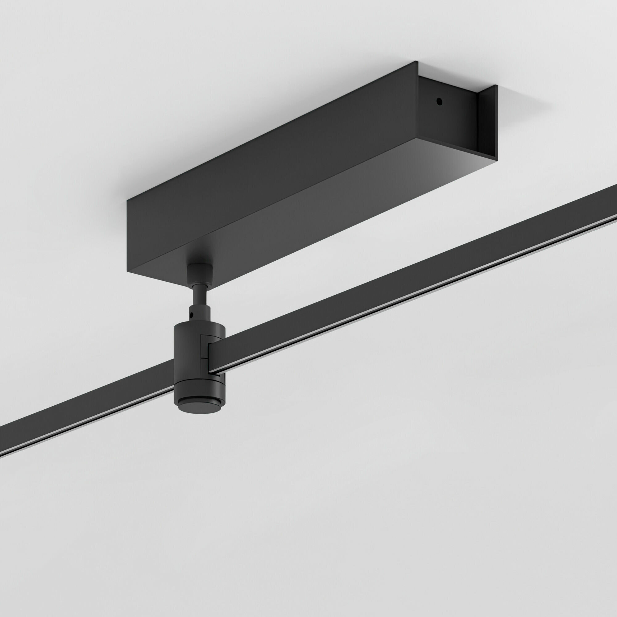 Стойка с вводом питания (с местом под трансформатор) Elektrostandard Esthetic Magnetic SMALL 85140/00, черный, 124 мм.