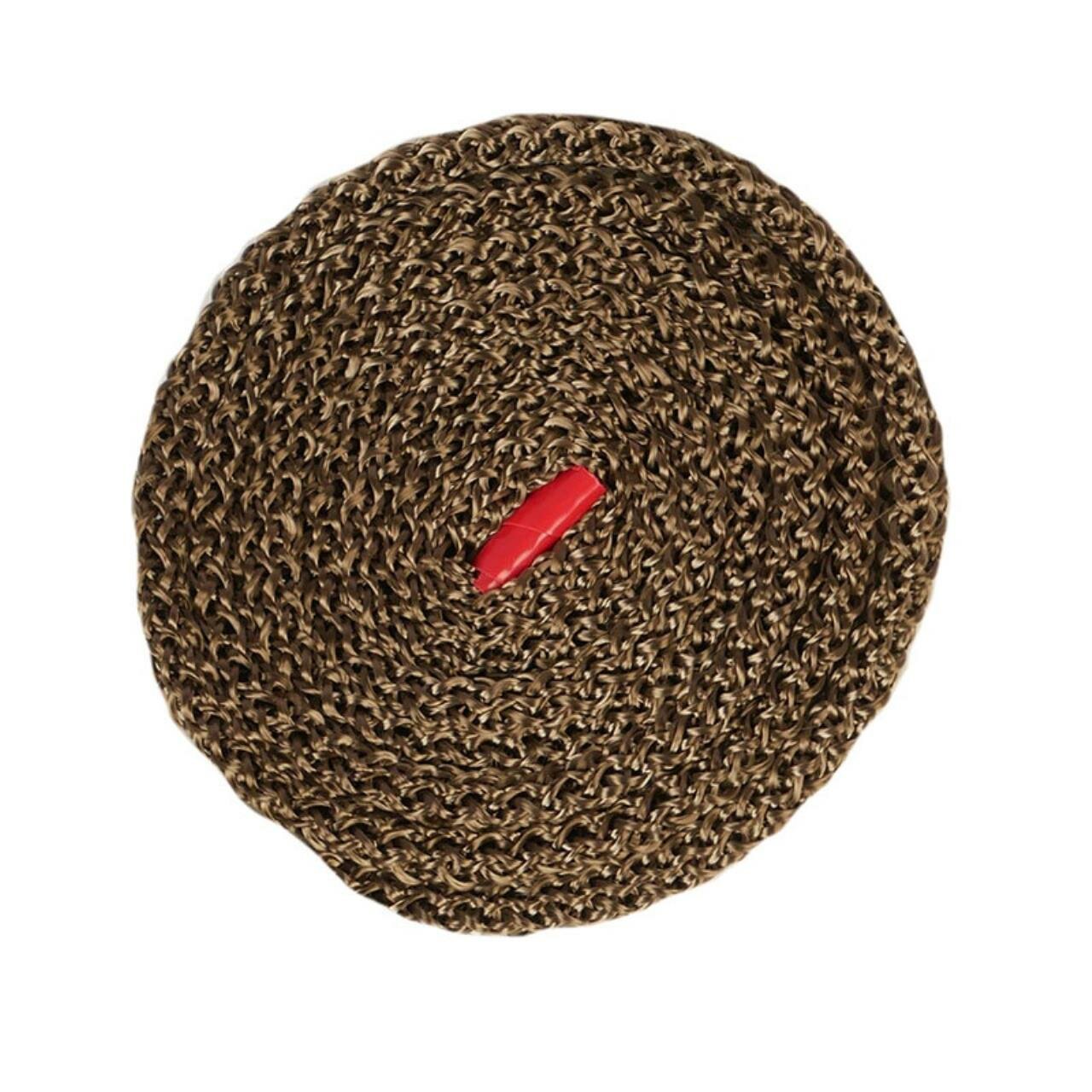 Шнур Базальтовый термостойкий в упаковке 4 мм (2 м п) для печей и каминов