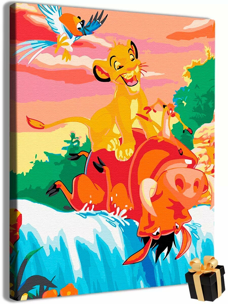 Картина по номерам Король Лев