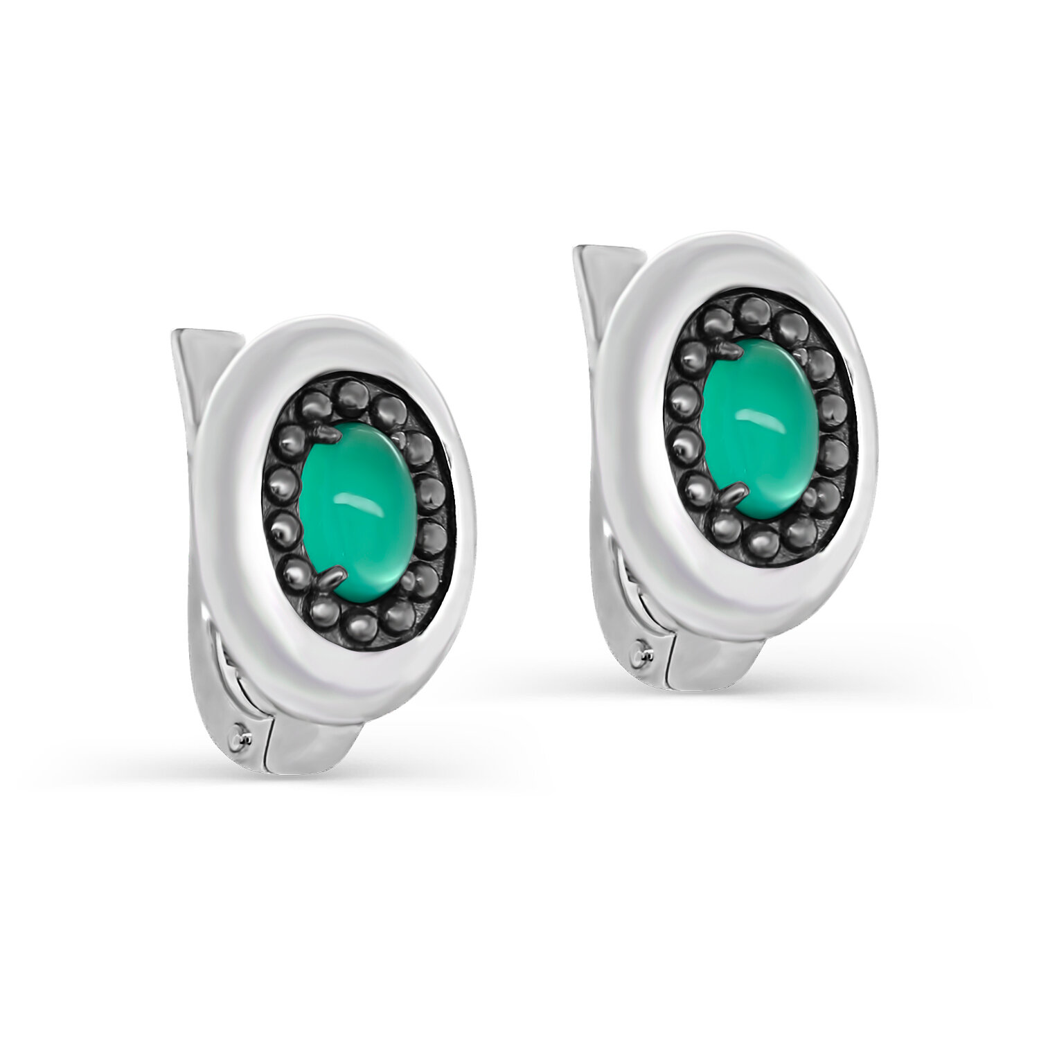 Подвеска для серег KABAROVSKY, серебро, 925 проба, агат