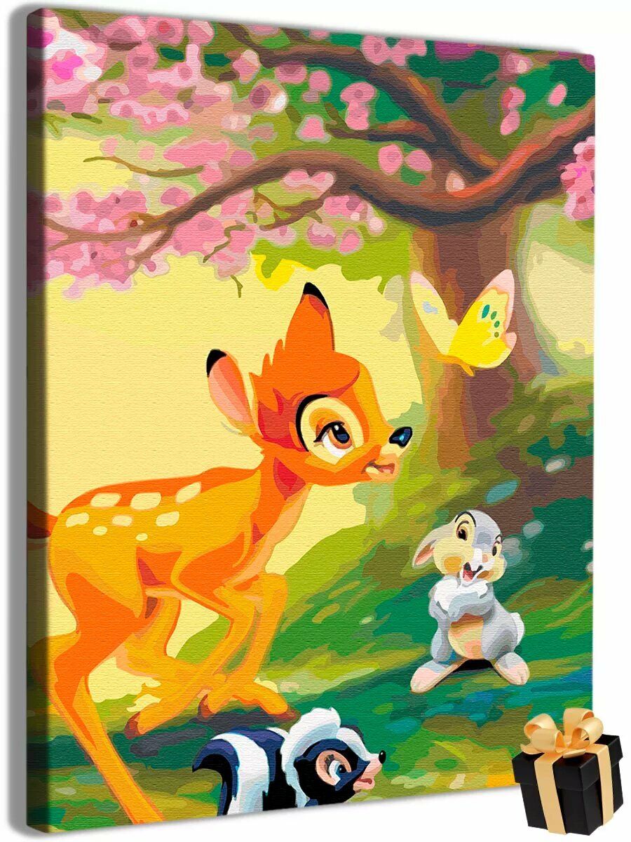 Картина по номерам Бэмби