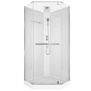 Душевая кабина Cerutti SPA CHIKA901T без крыши (90x90x215-225 см)