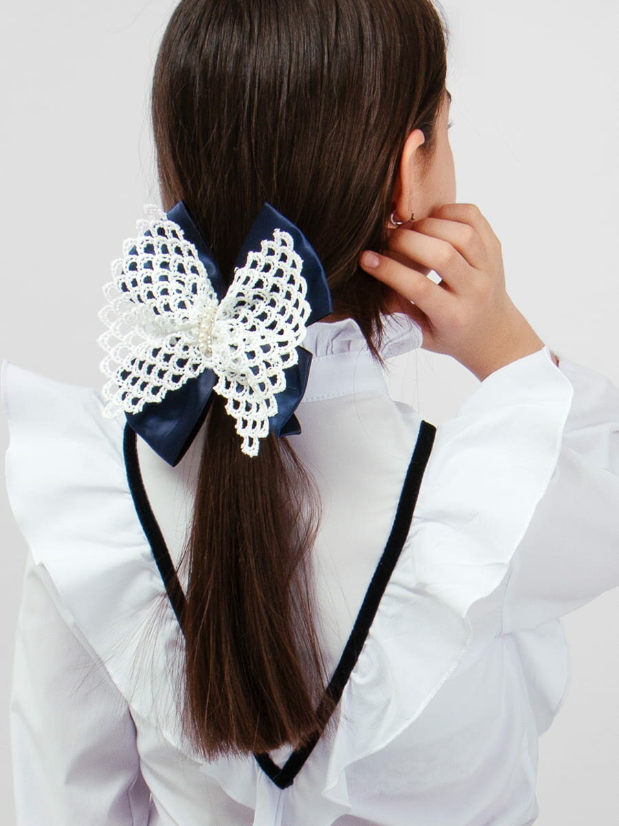 Бант для волос на резинке Соль&Перец