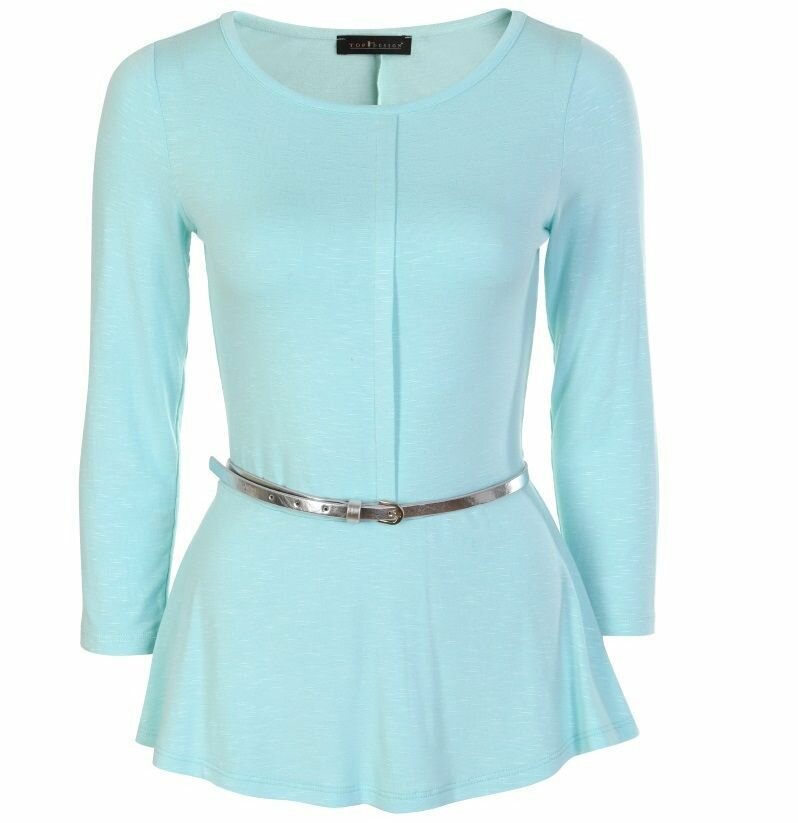 Блуза с ремнем, вискоза, Латвия