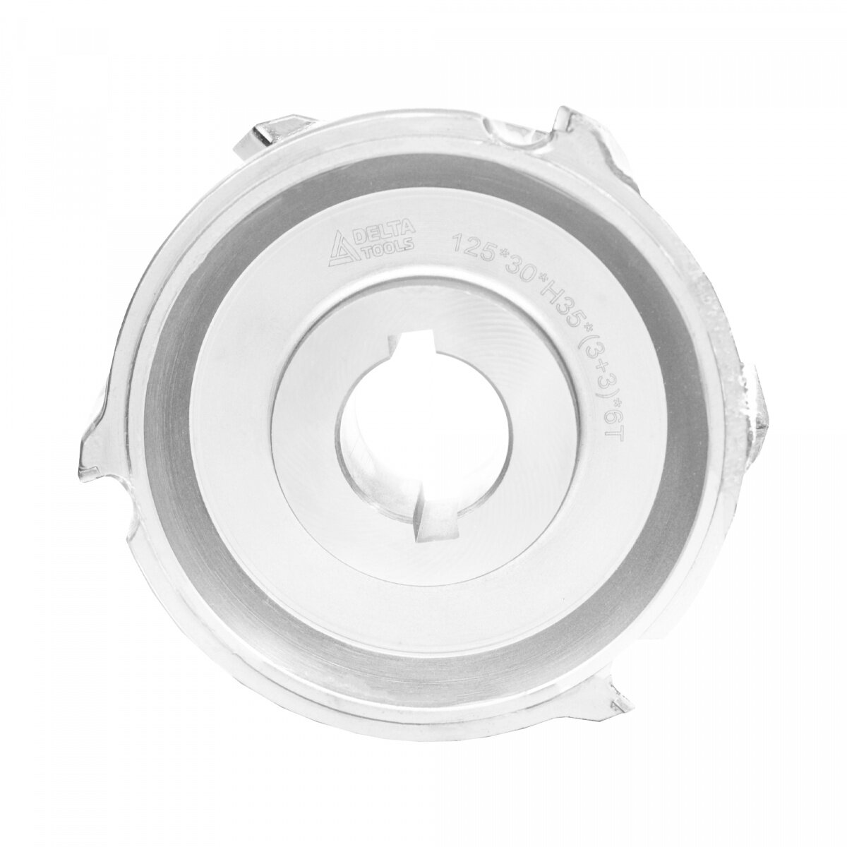 Фреза алмазная DELTA TOOLS 125x30x35 3+3x6Т R фуговальная для кромкооблицовочныx станков