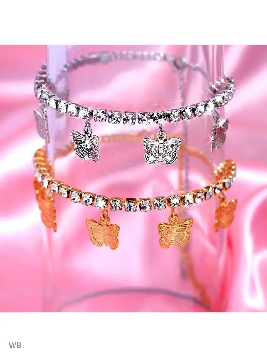 Браслет, стразы