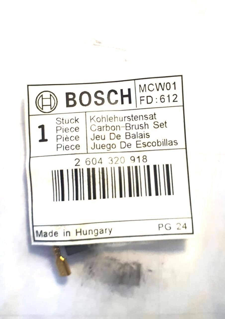 Комплект угольных щеток, 2604320918 для лобзика BOSCH, GST140BCE