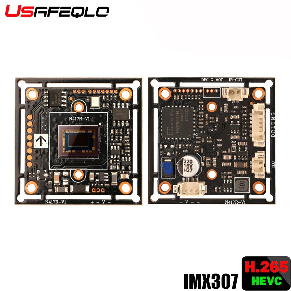 AHD камера видеонаблюдения USAFEQLO Starlight 1200TVL 2.0MP Module Board, 3,6 мм