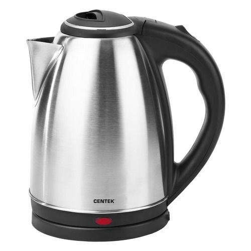 Чайник электрический CENTEK CT-1068, 2000Вт, серебристый и черный