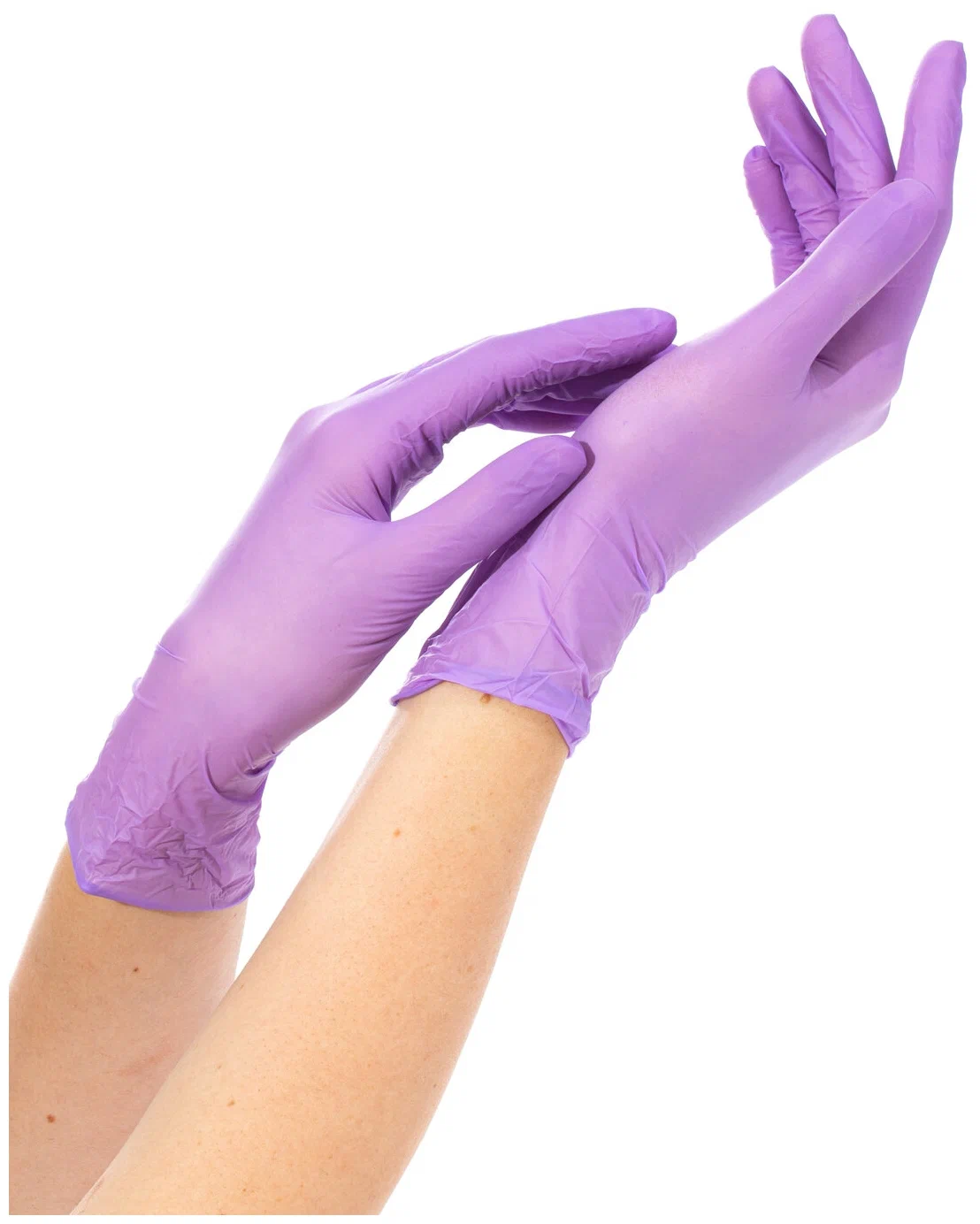 Перчатки Archdale NitriMAX, 50 пар, размер: XL, цвет: сиреневые, 1 уп.