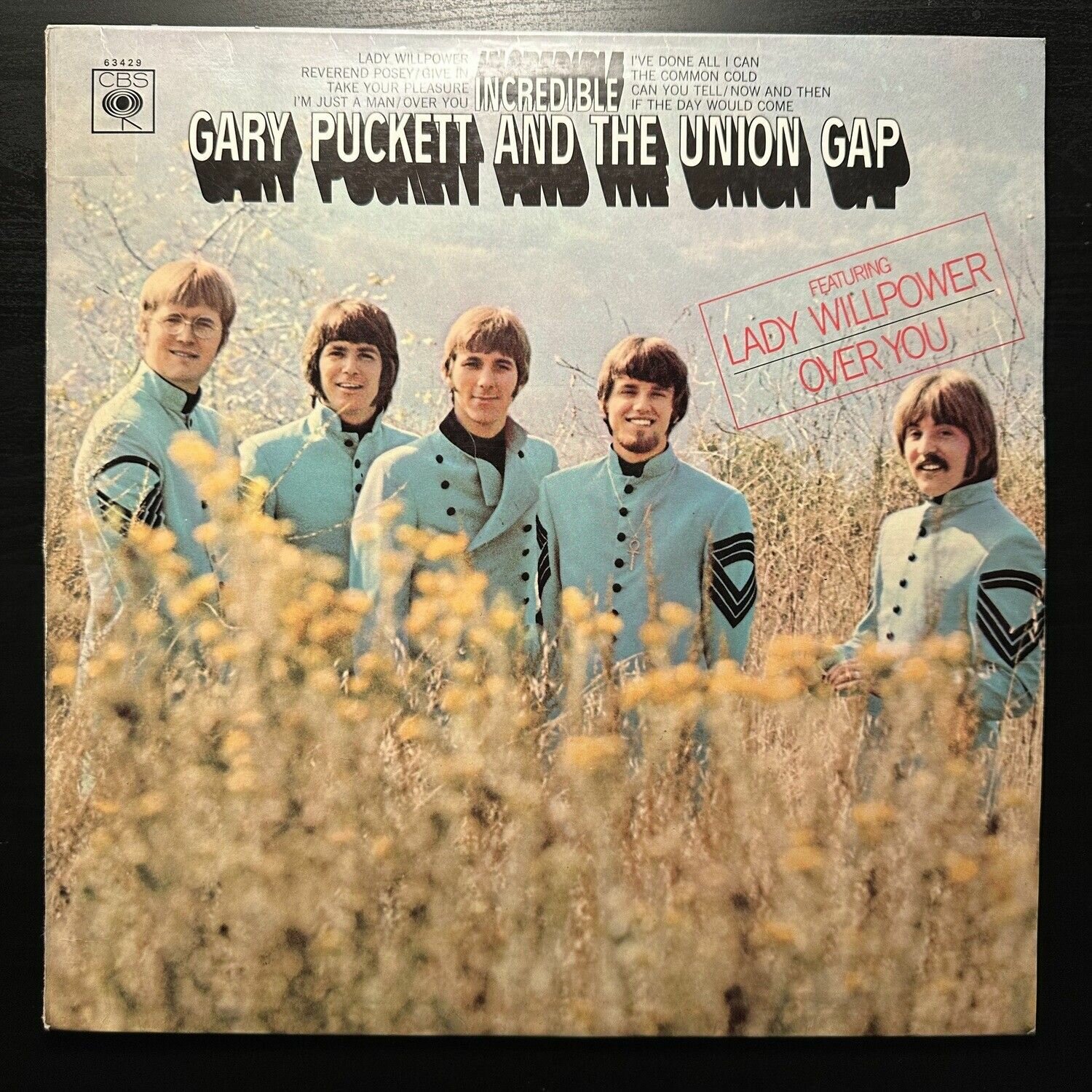 Виниловая пластинка Gary Puckett And The Union Gap - Incredible (Англия 1968г.)