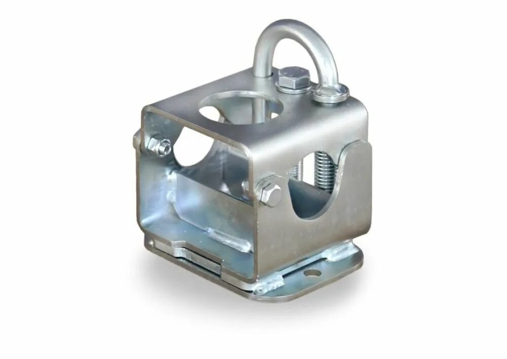 Хомут поворотный для опорного колеса, под стойку диаметром 42мм. (Курган)