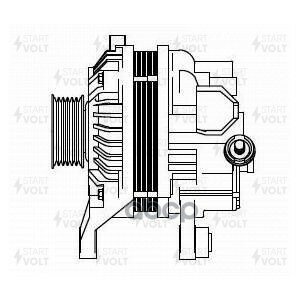 Генератор Mazda 3 03- 1.4I/1.6I 80A