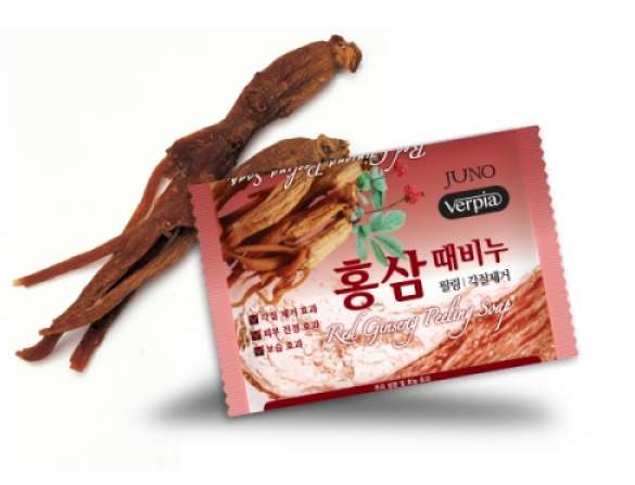 Мыло-пилинг для лица и тела Verpia с экстрактом корня женьшеня 150 г 00490