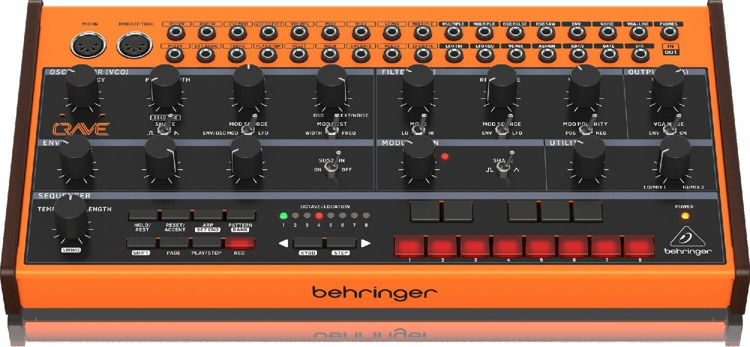 Аналоговый полумодульный синтезатор Behringer CRAVE