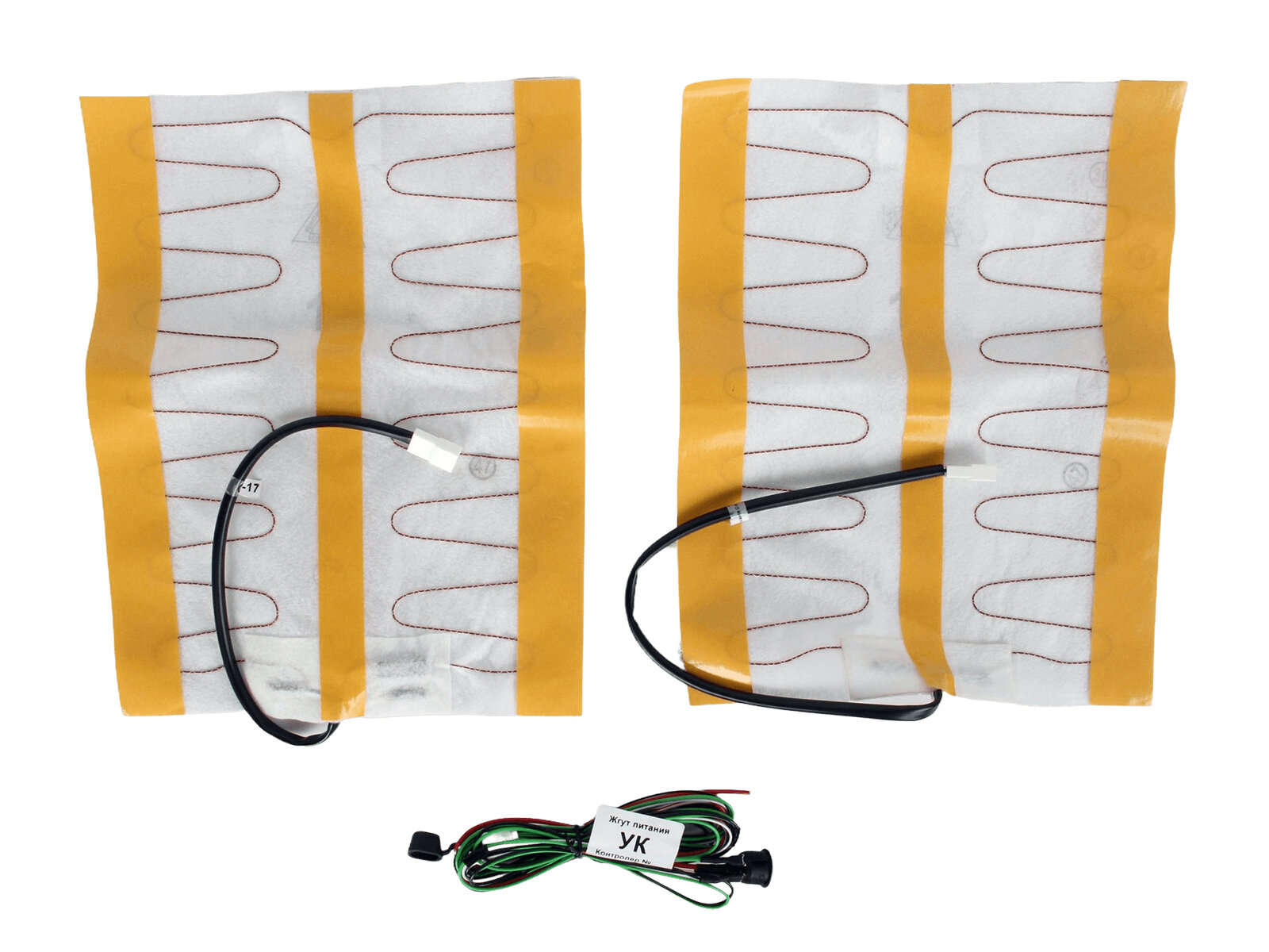 Установочный комплект емеля УК 2 нагревателя на 1 сиденье с проводом