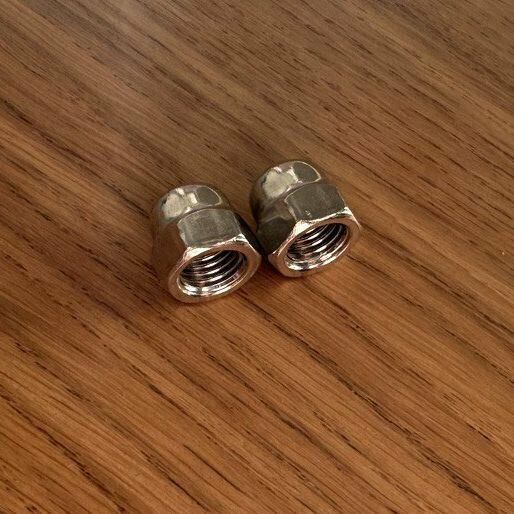 Гайка колпачковая DIN1587 М10х1,25. Комплект 2 штуки