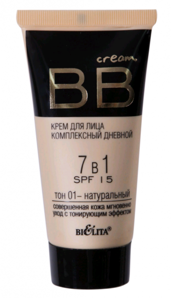 Bielita Bb Cream Крем для лица комплексный дневной 7 в 1 с фильтром Spf15 30 мл. №01 натуральный