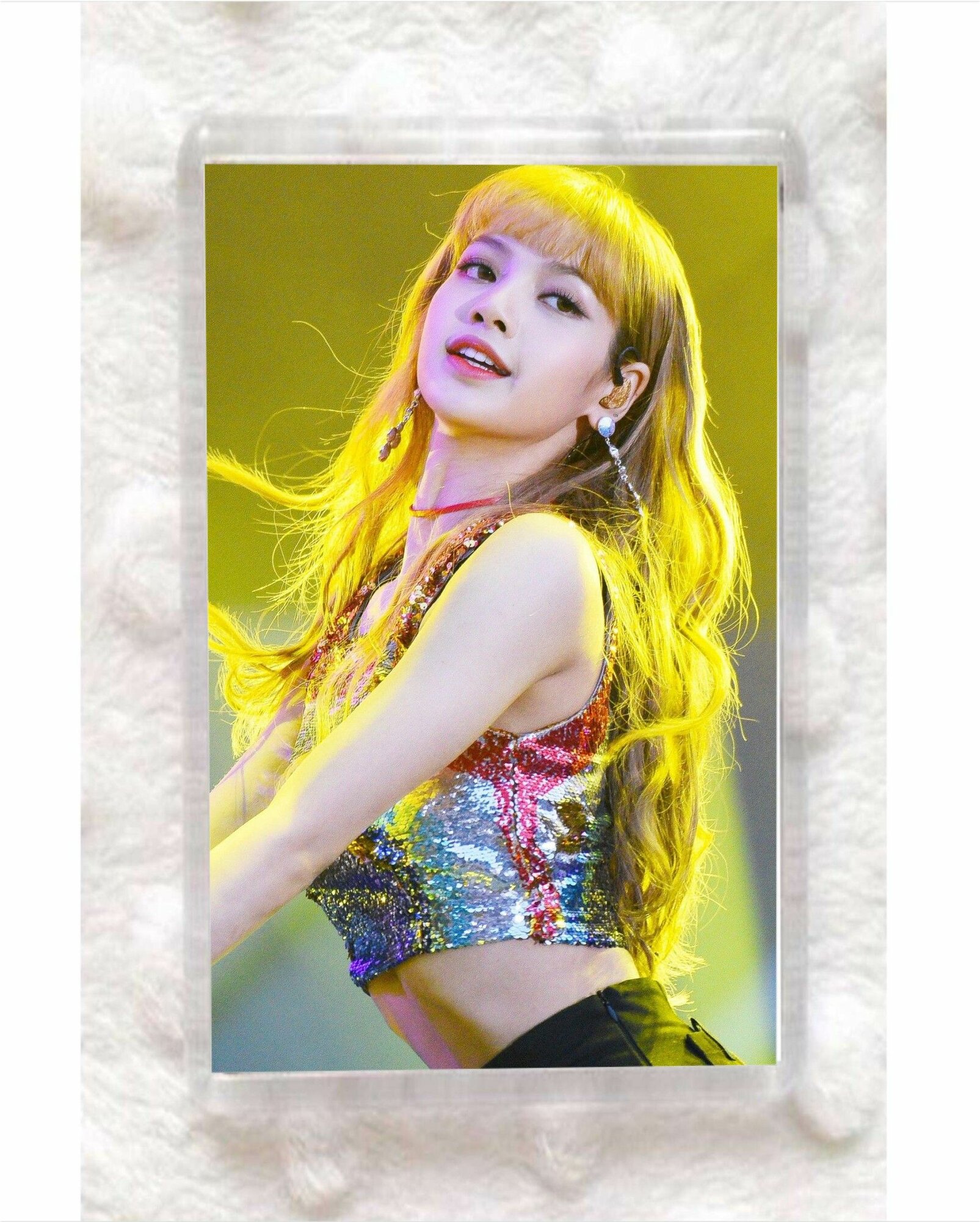 Магнит акриловый с принтом "BLACKPINK", Блэкпинк