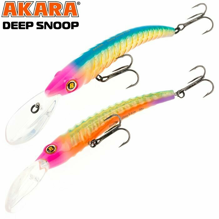 Рыболовная приманка на судака, щуку, сома Воблер Akara Deep Snoop 120F 120мм. 20г. №A50