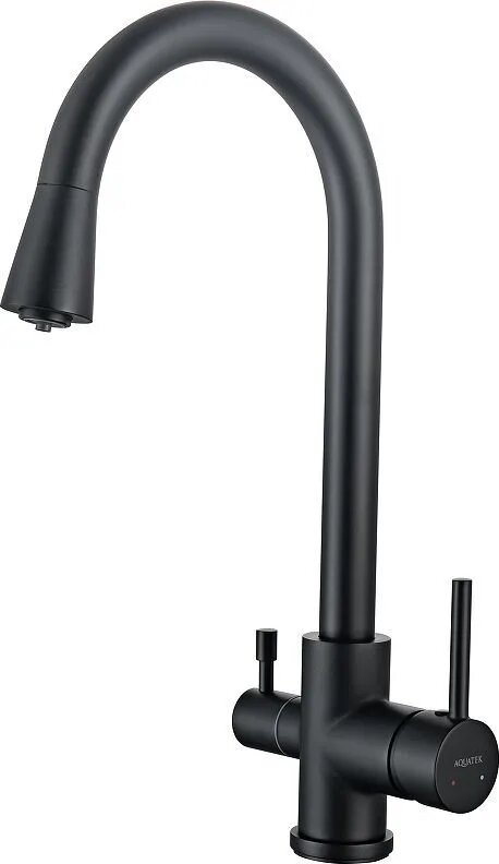 Смеситель Aquatek Вега AQ1085MB для кухонной мойки