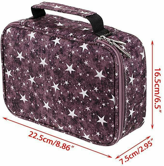 Пенал Spot Amazon, водонепроницаемый, 72 карандаша, 120 отделений, съемный, красный