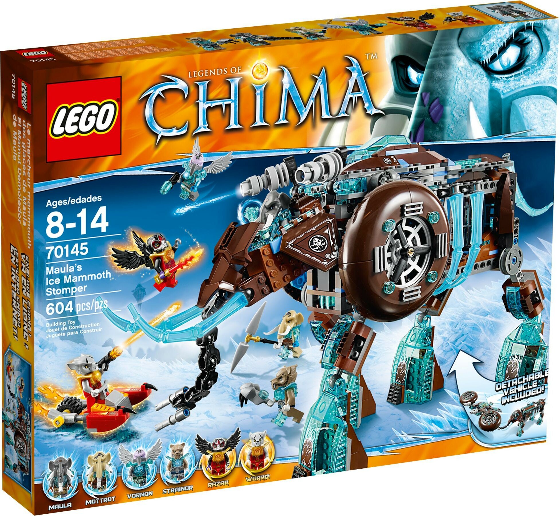 Конструктор LEGO Лего 70145 Ледяной мамонт-штурмовик Маулы