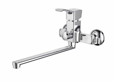 Смеситель для ванны с длинным поворотным изливом D&K for TRPL, хром (DTRPL301147C)