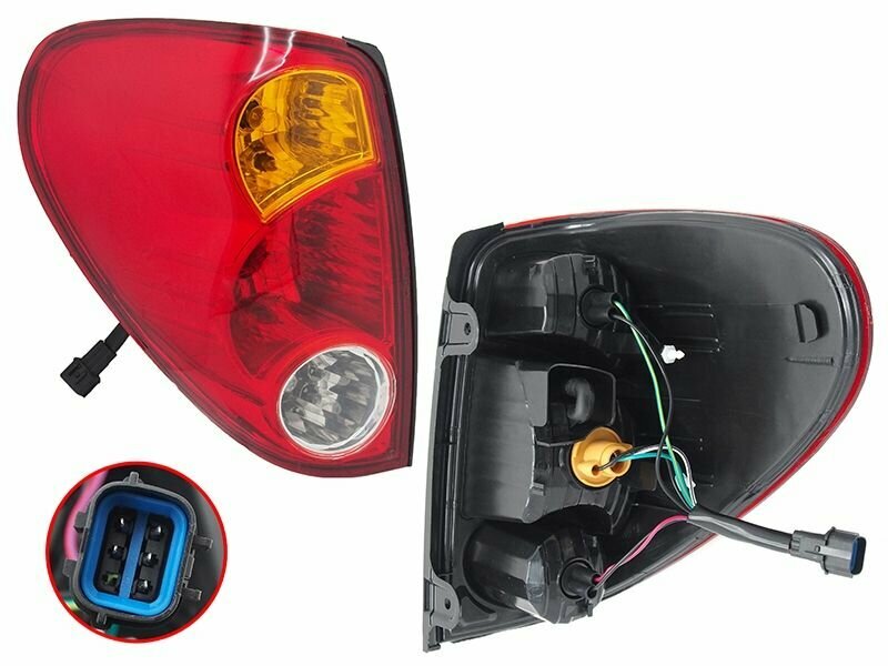 Фонарь задний левый фара задняя левая Mitsubishi L200 KB Митсубиши Л 200 2006-2015