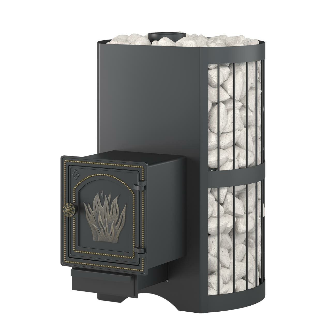 Печь ВЕЗУВИЙ Скиф Стандарт 28 (ДТ-4) диаметр дымохода: 115 мм