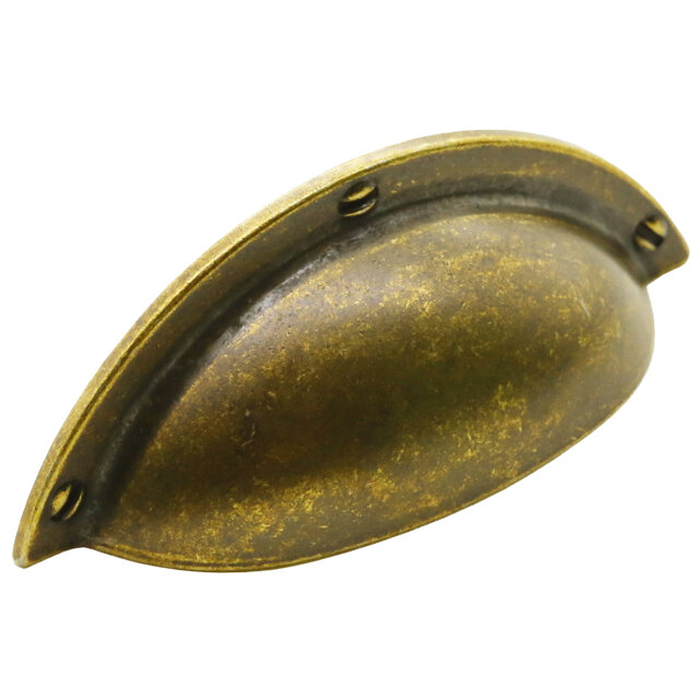 Ручка-ракушка 1247 AB 64мм античная бронза