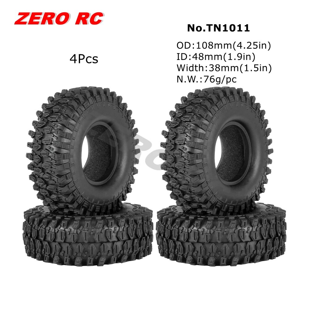 Шины RC 1/10, 1.9", TN1011-4PCS